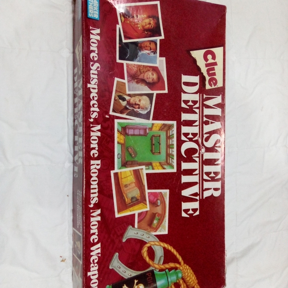 Parker Brothers | Games | Clue Master Detective Board Game Red | Poshmark